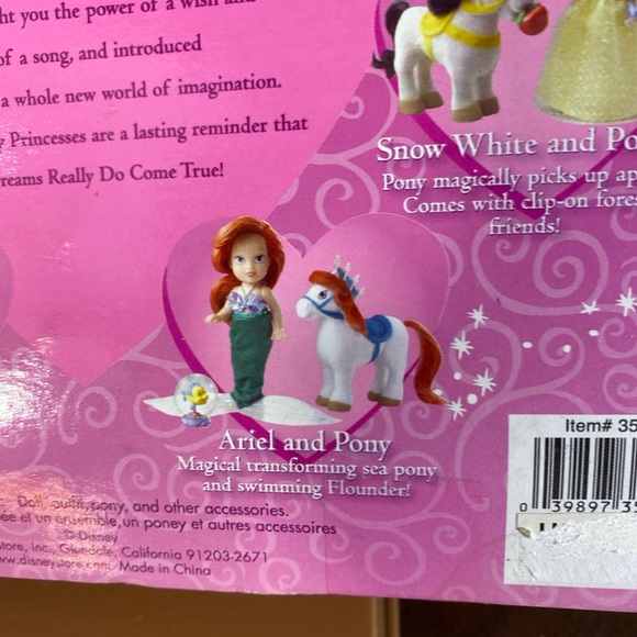 Disney | Toys | Princess Ariel Doll Magical Pony And Flounder Playset ...
